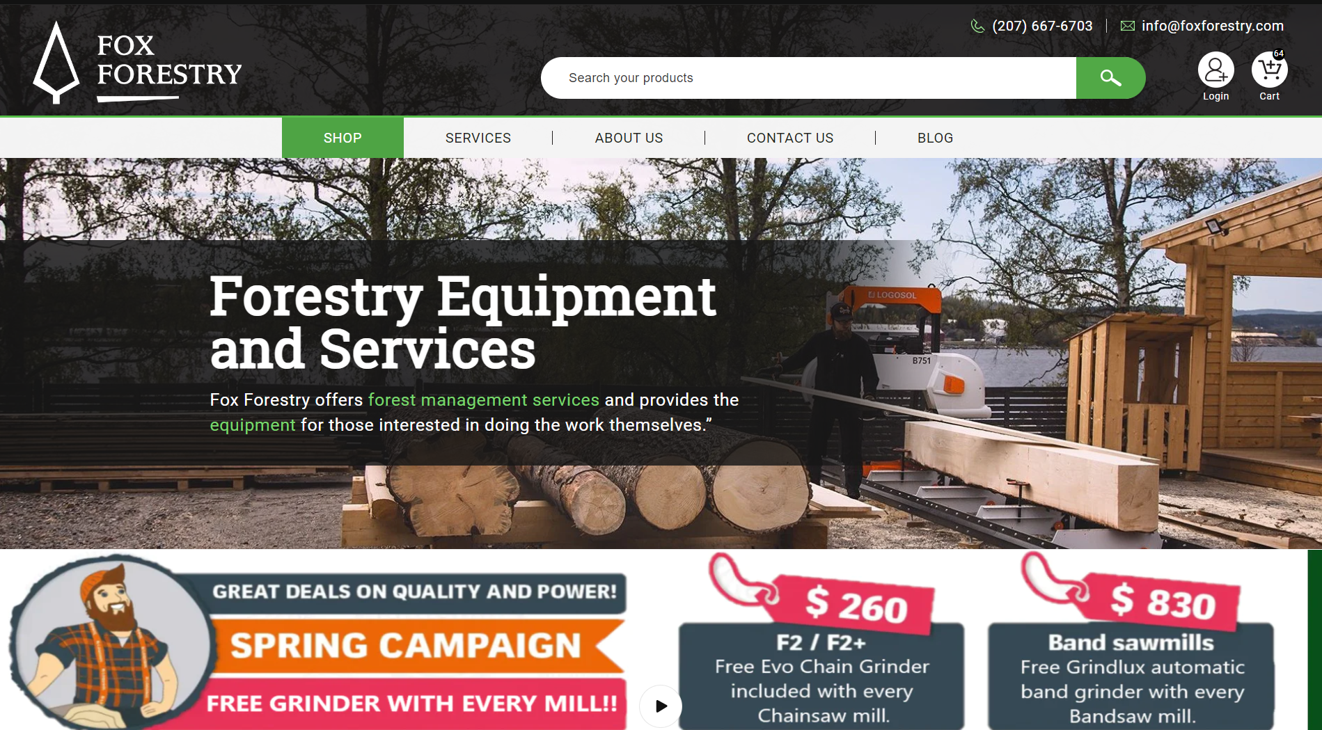 Forestry Equipment & Forest Management Services | Fox Forestry
